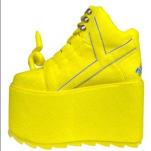 YRU | Shoes | Yru Laa Laa Qozmo Yellow Fuzzy Fleece Teletubbies ...